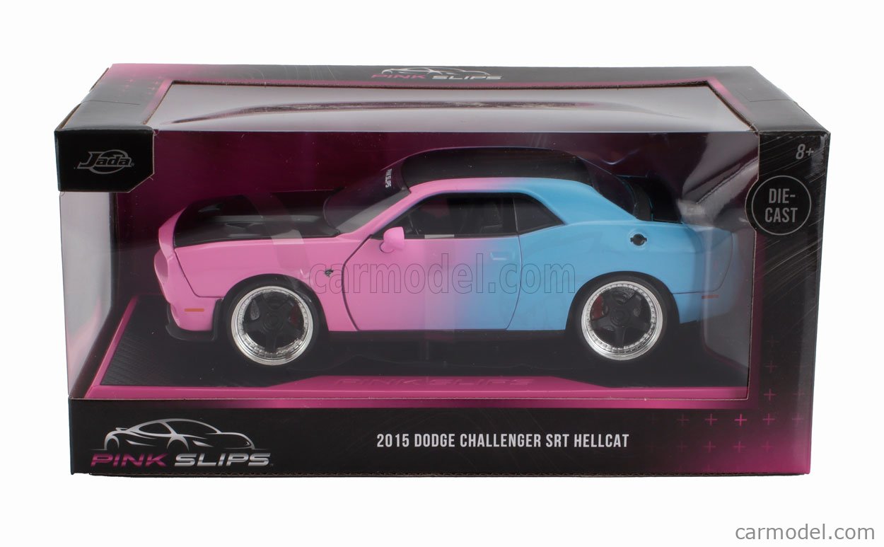 JADA 35064 Scale 1/24 | DODGE CHALLENGER SRT HELLCAT COUPE 2015 PINK ...