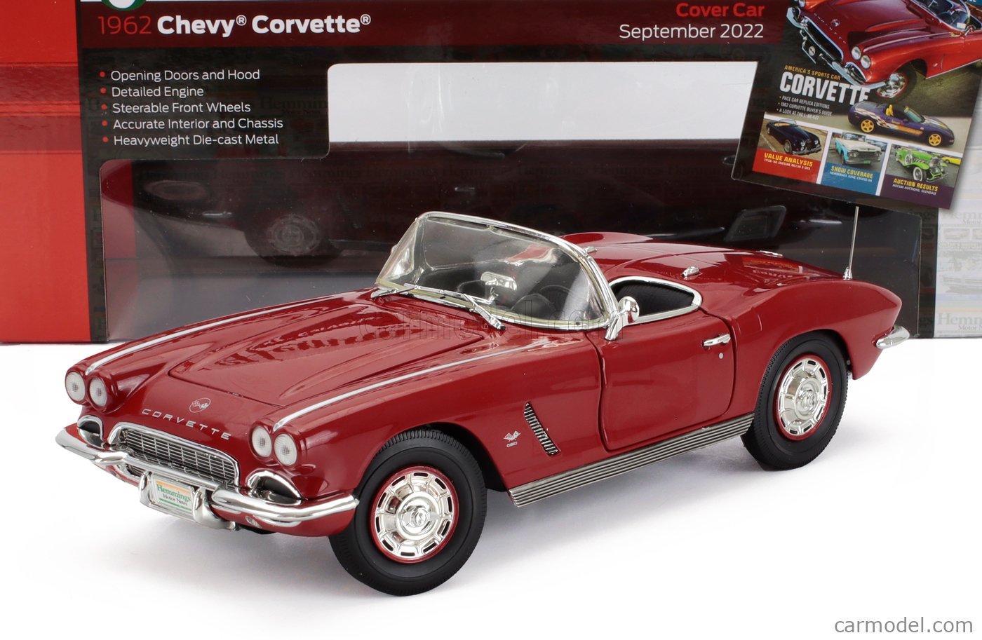 AUTOWORLD AMM1338 Scale 1/18 | CHEVROLET CORVETTE SPIDER CABRIOLET OPEN ...