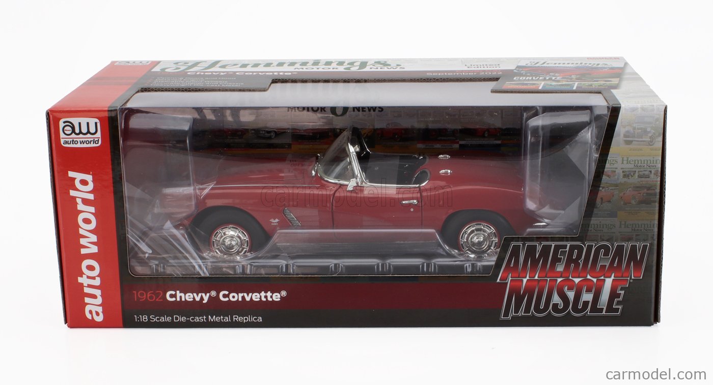AUTOWORLD AMM1338 Scale 1/18 | CHEVROLET CORVETTE SPIDER CABRIOLET OPEN ...