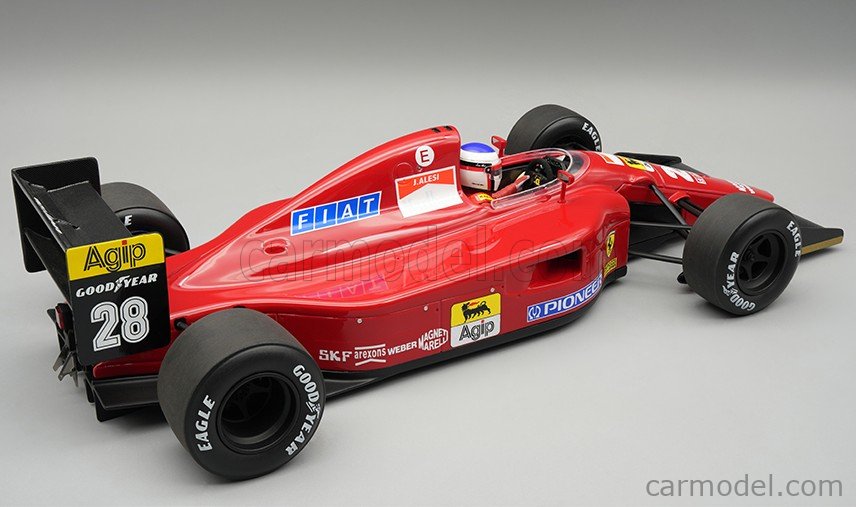 TECNOMODEL TMD18-335C Scale 1/18 | FERRARI F1 642 N 28 BELGIUM GP (with pilot figure) 1991 JEAN ...