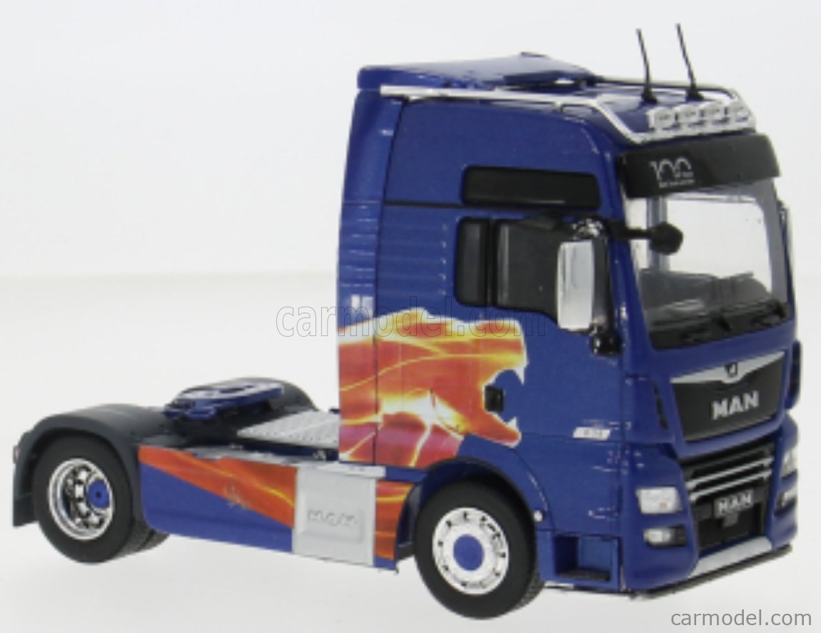 IXO-MODELS TR235.22 Scale 1/43 | MAN TGX XXL TRACTOR TRUCK 2-ASSI 2020 BLUE