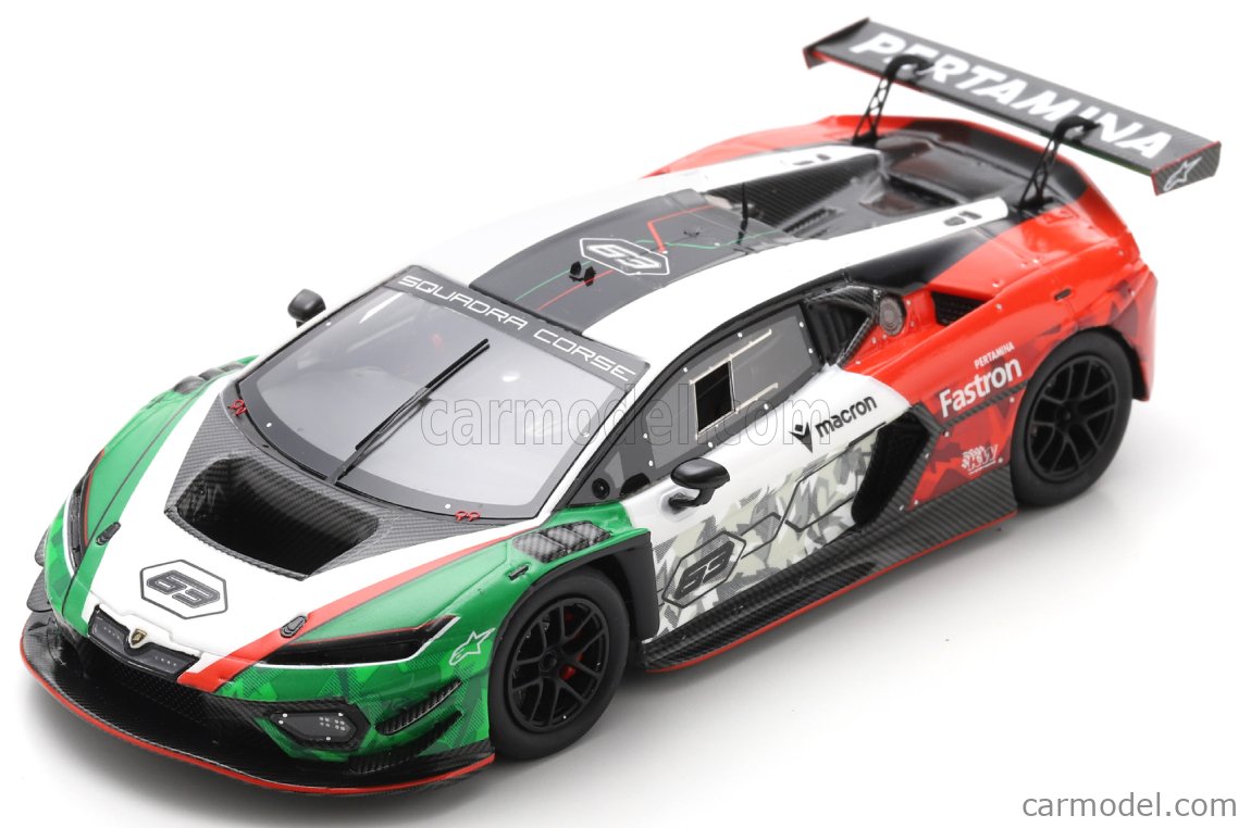 LOOKSMART LS18027 Scale 1/18 | LAMBORGHINI TEMERARIO GT3 N 63 RACING ...