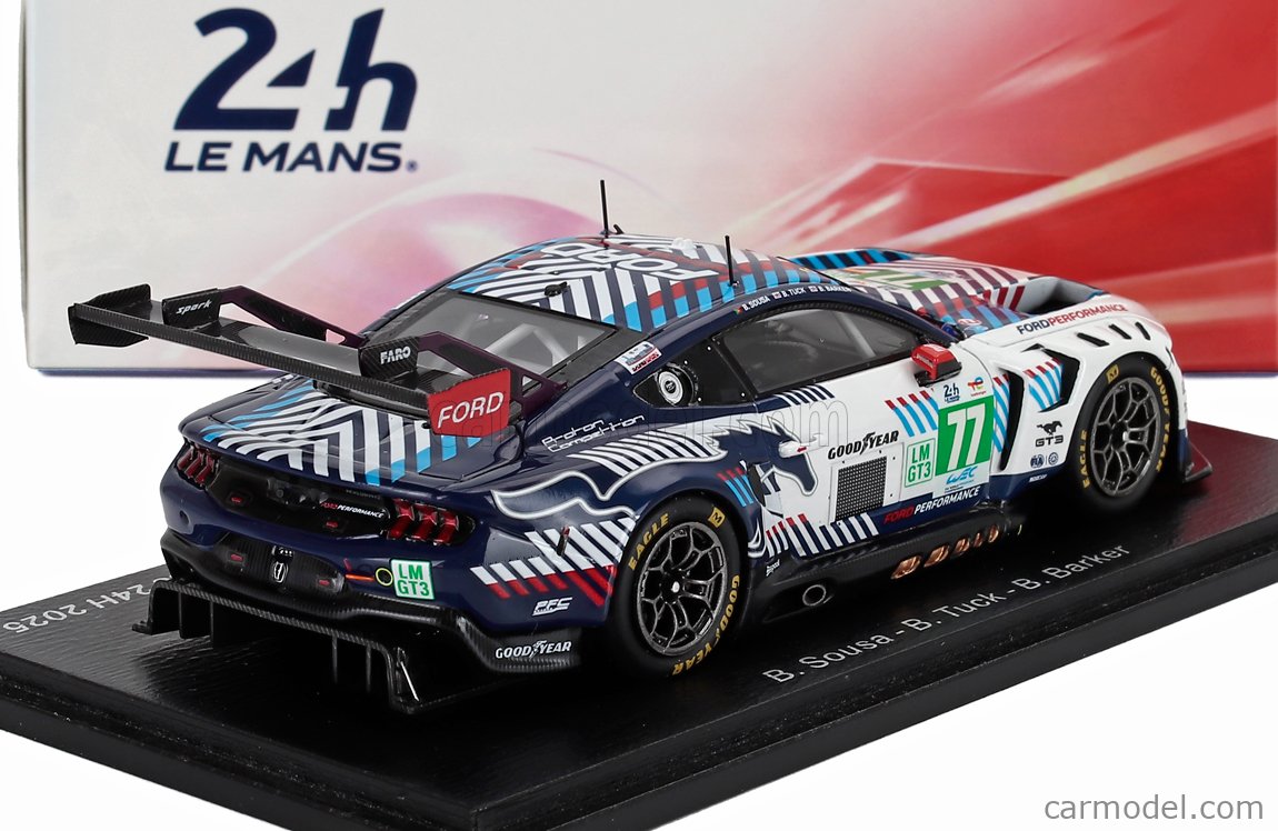 SPARK-MODEL S9299 Echelle 1/43 | FORD USA MUSTANG GT3 5.4L V8 TEAM ...