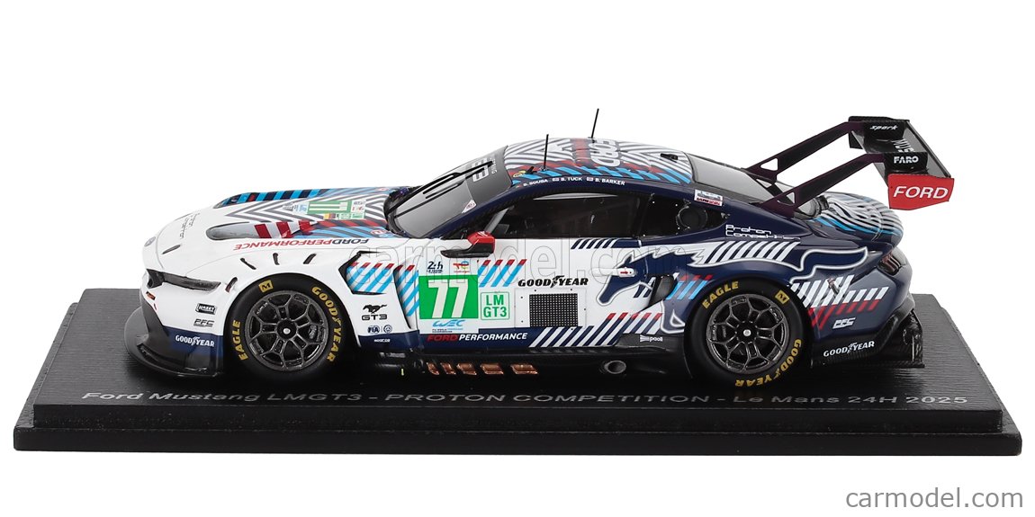 SPARK-MODEL S9299 Echelle 1/43 | FORD USA MUSTANG GT3 5.4L V8 TEAM ...