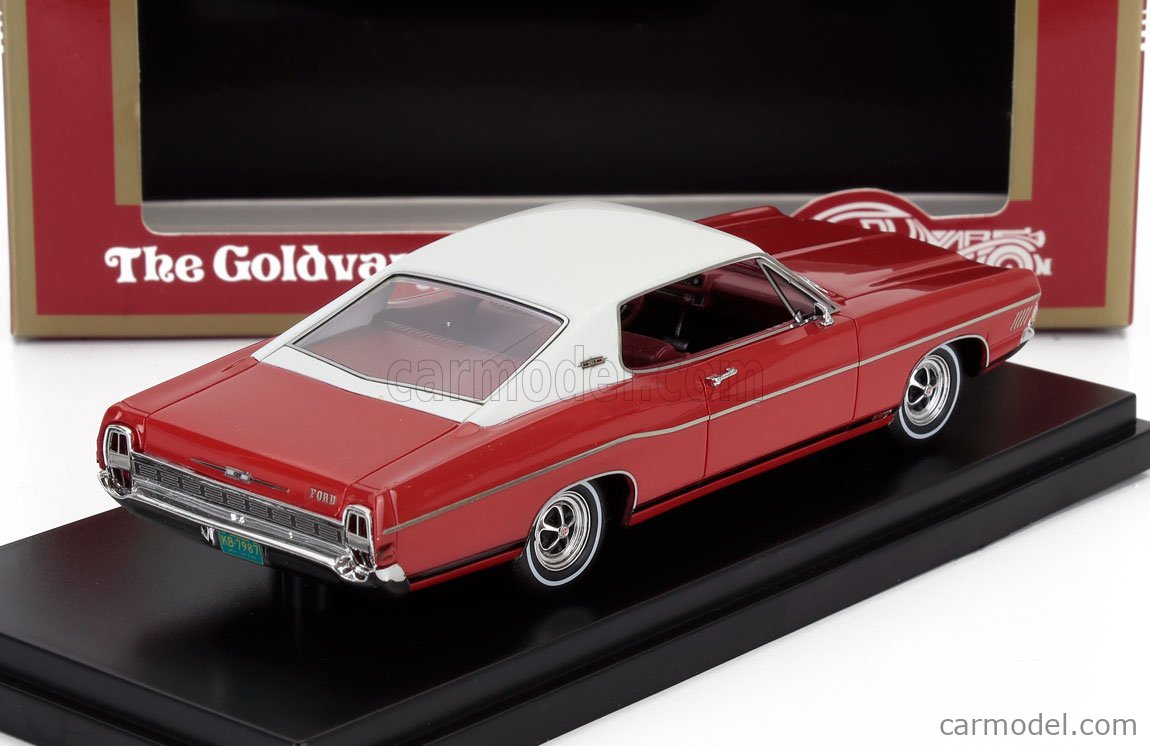GOLDVARG GC037C Scale 1/43 | FORD USA GALAXIE 500 XL 1968 RED WHITE