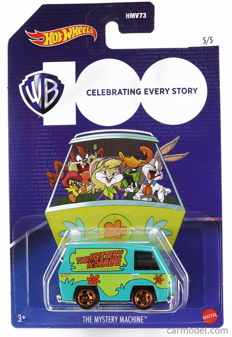 MATTEL HOT WHEELS HMV73-978B-HLK33 Scale 1/64 | HANNA BARBERA SCOOBY ...