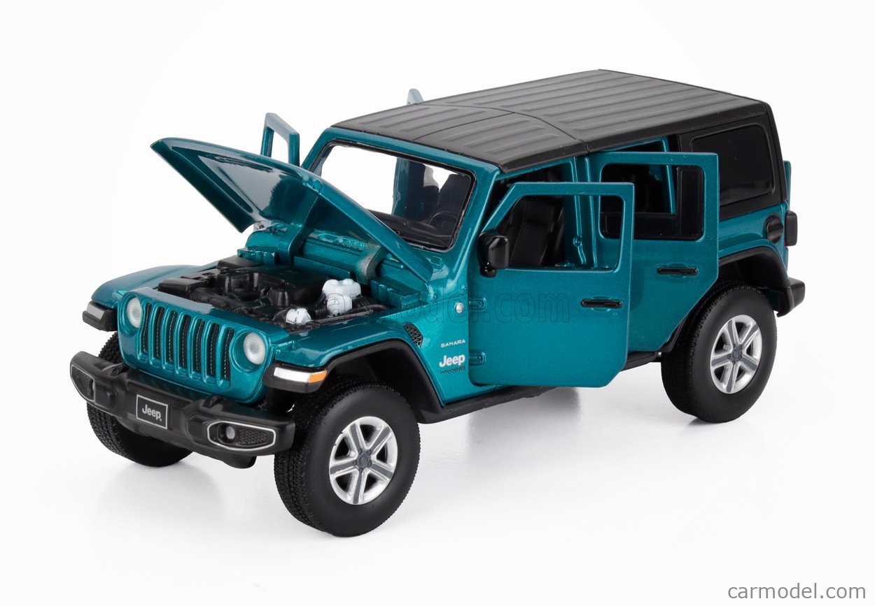 TAYUMO 32170017 Scale 1/32 | JEEP WRANGLER SAHARA HARD-TOP 2012 BLUE BLACK