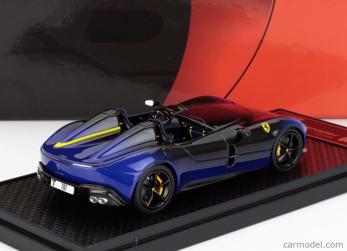 BBR-MODELS BBRC221BV Scale 1/43 | FERRARI MONZA SP2 2018 BLUE VIERY ...