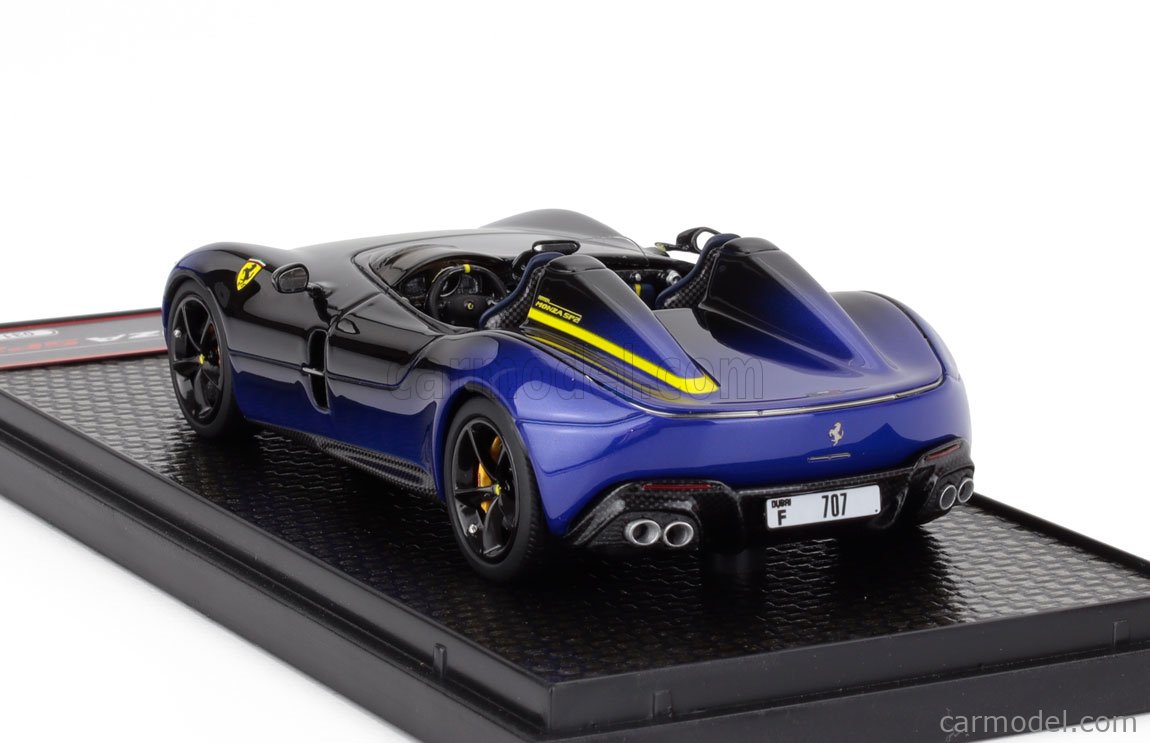 BBR-MODELS BBRC221BV Scale 1/43 | FERRARI MONZA SP2 2018 BLUE VIERY ...