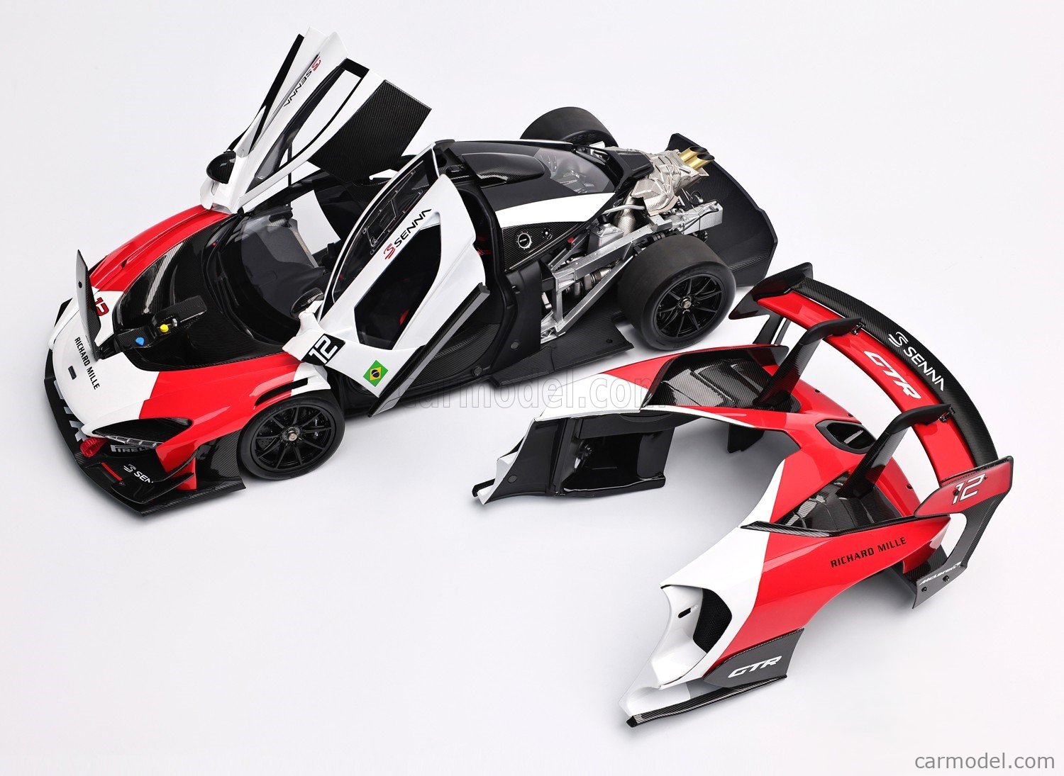 LCD-MODEL LCD18016-RW Echelle 1/18 | McLAREN SENNA GTR N 12 RACING 2021 ...