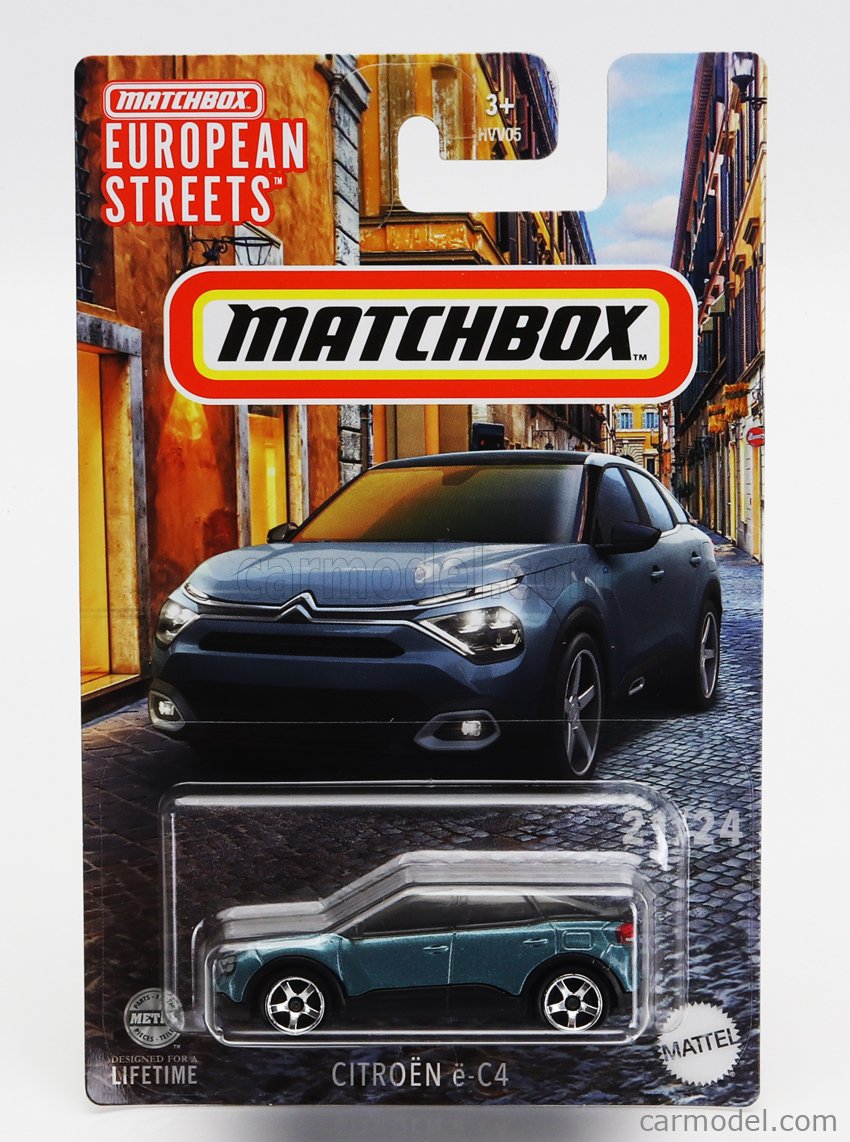 MATTEL HOT WHEELS HVV05-979D-HVV42 Escala 1/64 | CITROEN C4 2022 BLUE