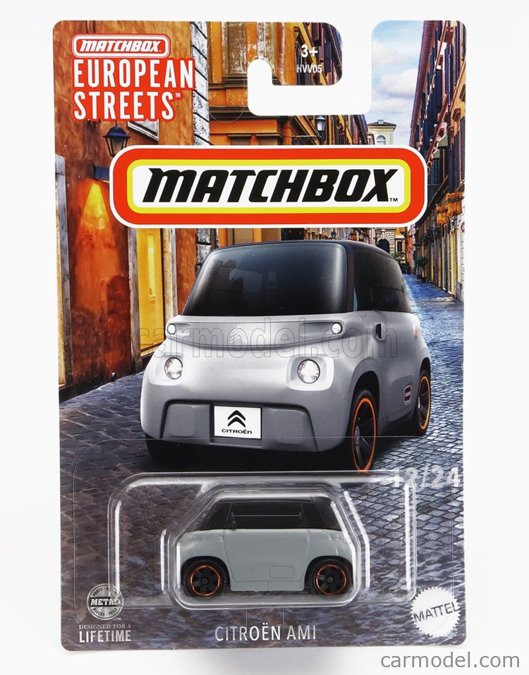 MATTEL HOT WHEELS HVV05-979B-HVV31 Masstab: 1/64 | CITROEN AMI 2024 GREY