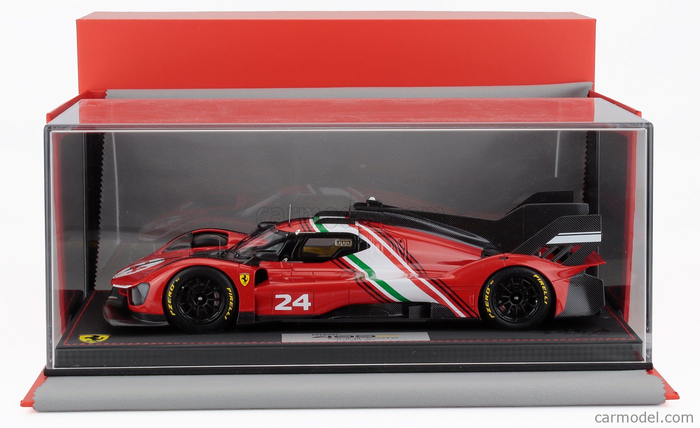 BBR-MODELS P18244-VET Scala 1/18 | FERRARI 499P 3.0L TURBO V6 N 24 MODIFICATA LAUNCH VERSION ...