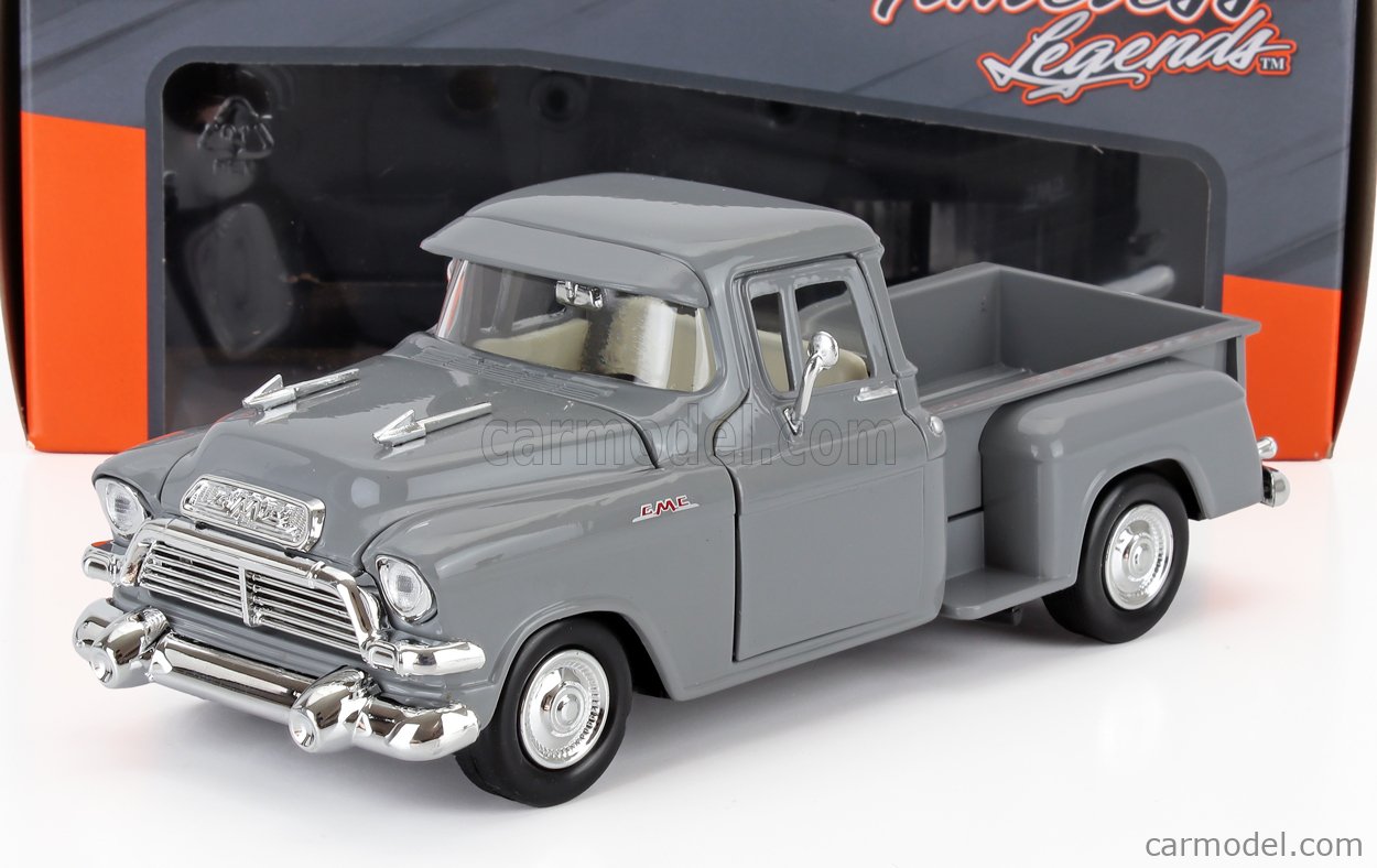 MOTOR-MAX 79383GR Masstab: 1/24 | GMC BLUE CHIP PICK-UP 1957 GREY
