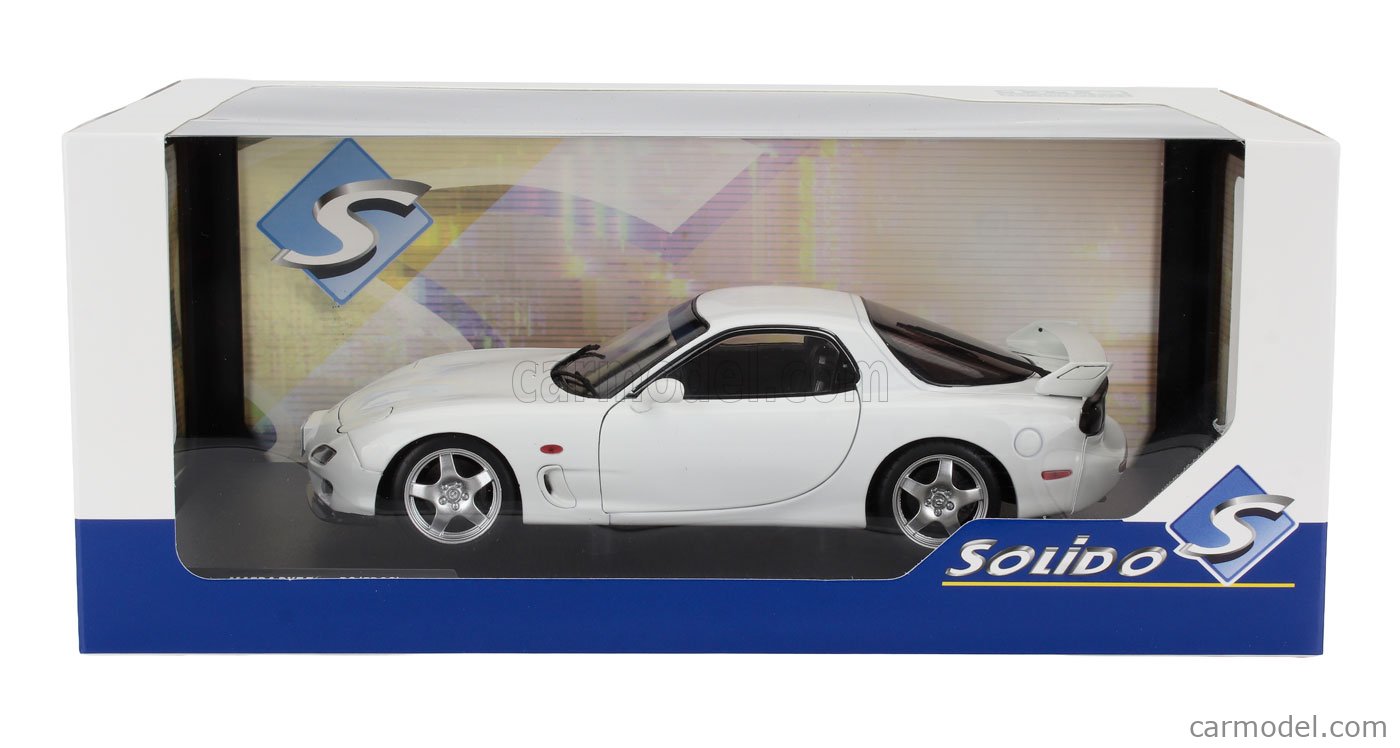 SOLIDO 1810607 Scale 1/18 | MAZDA RX-7 (FD3RS) COUPE 1999 PURE WHITE