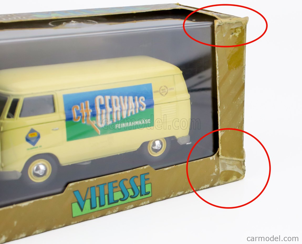 VITESSE L022 Scala 1/43 | VOLKSWAGEN DEFECT CARD BOX - T1 VAN BULLI ...
