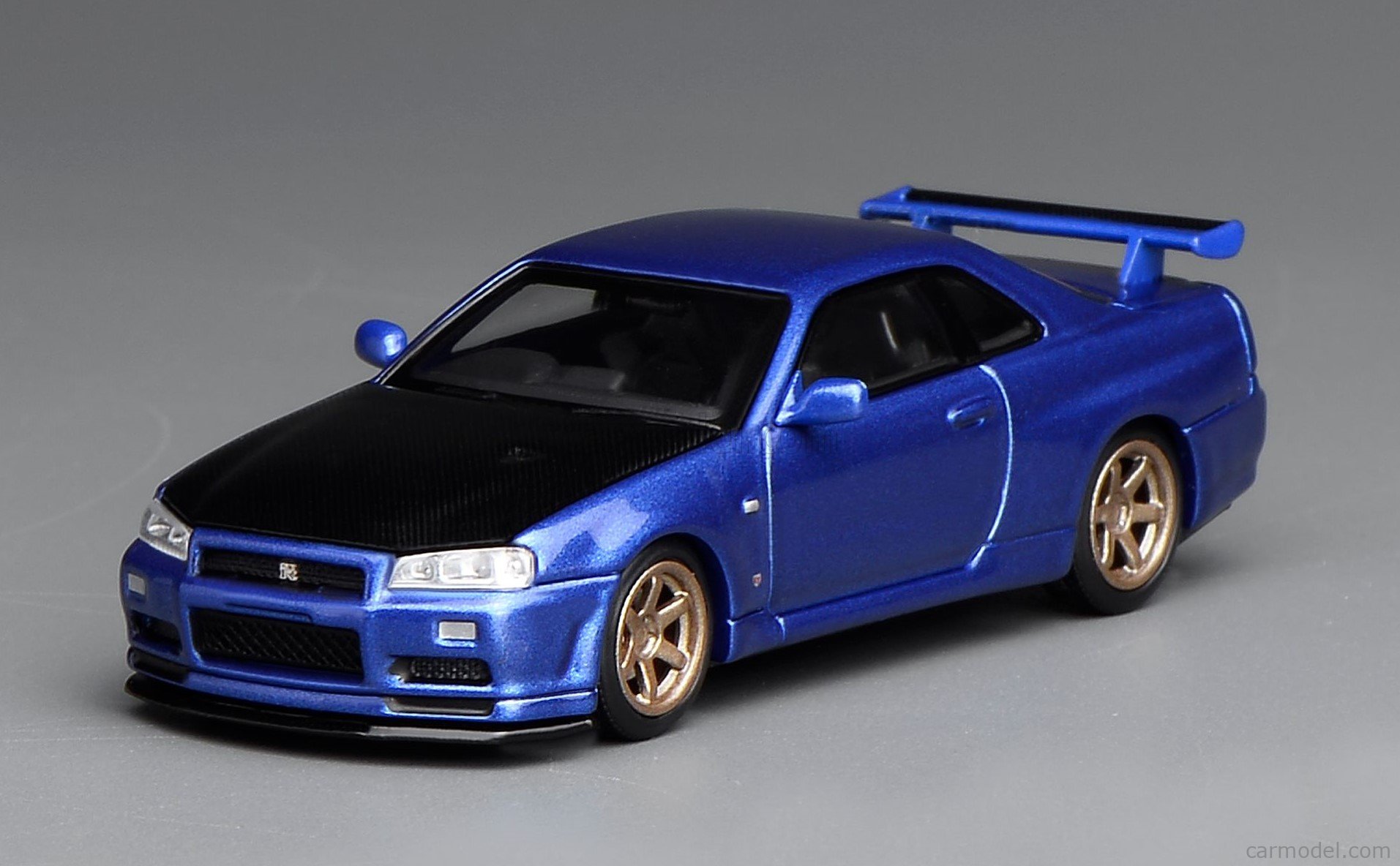MOTORHELIX M63450 Escala 1/64 | NISSAN GT-R (R34) COUPE V-SPEC II ...