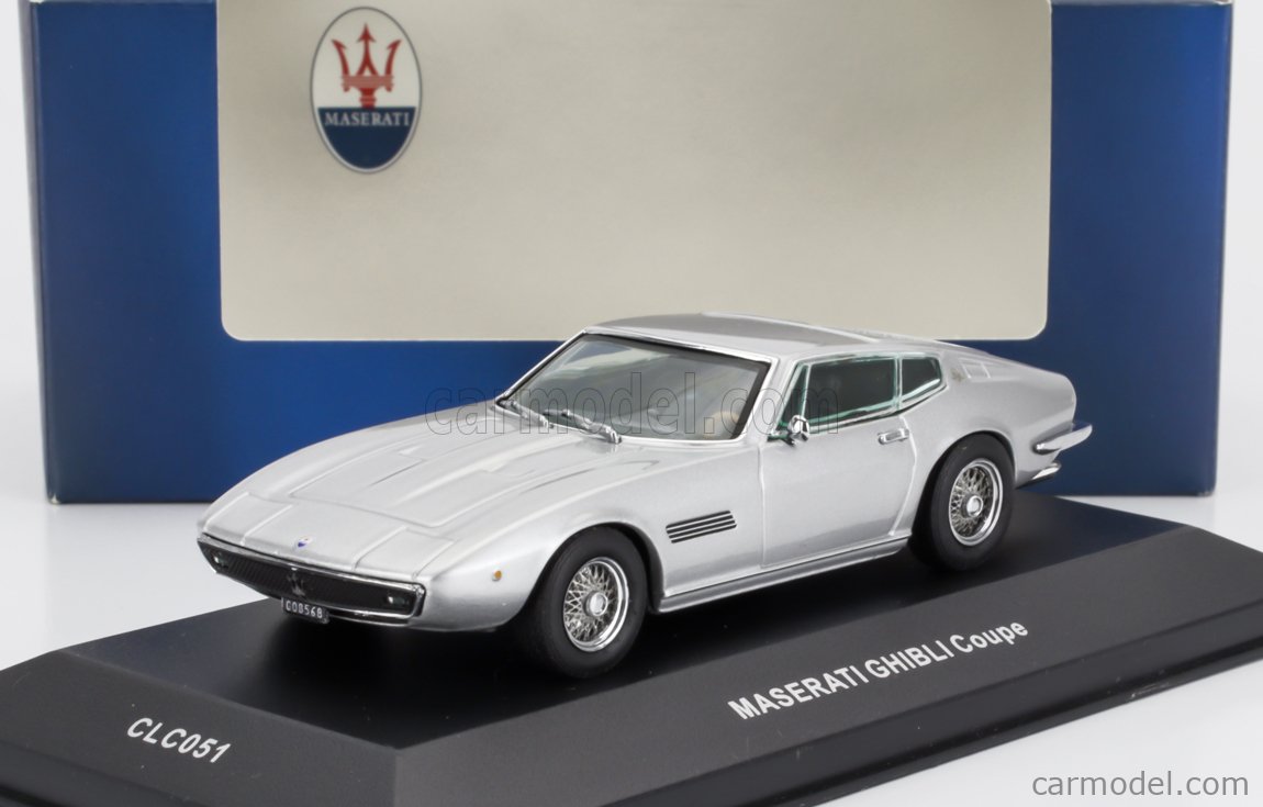 IXO-MODELS CLC051 Scala 1/43 | MASERATI GHIBLI COUPE 1970 SILVER