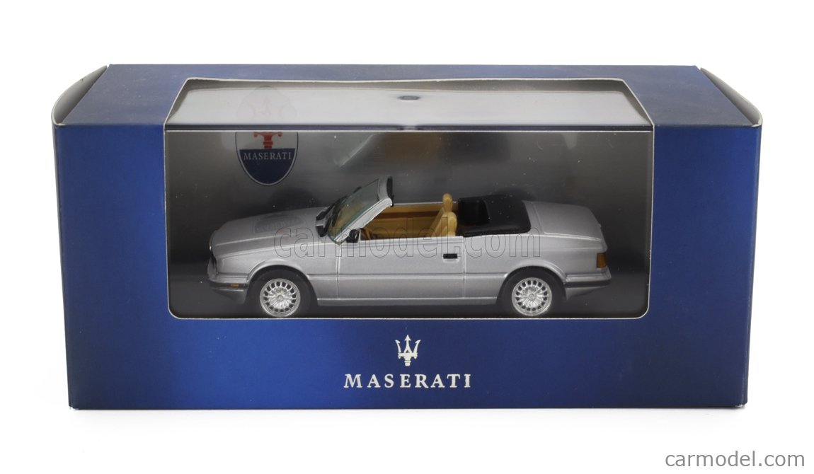 IXO-MODELS CLC059 Scale 1/43 | MASERATI BITURBO SPIDER 1985 SILVER