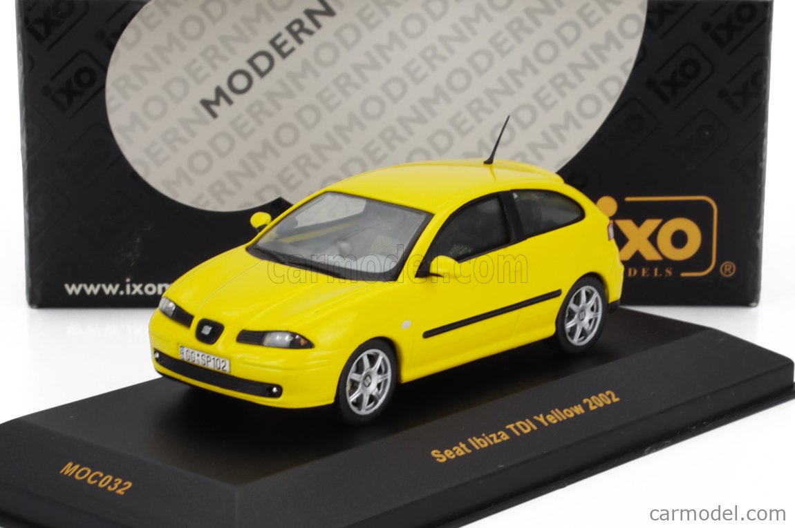 IXO-MODELS MOC032 Scale 1/43 | SEAT IBIZA TDi 2002 YELLOW