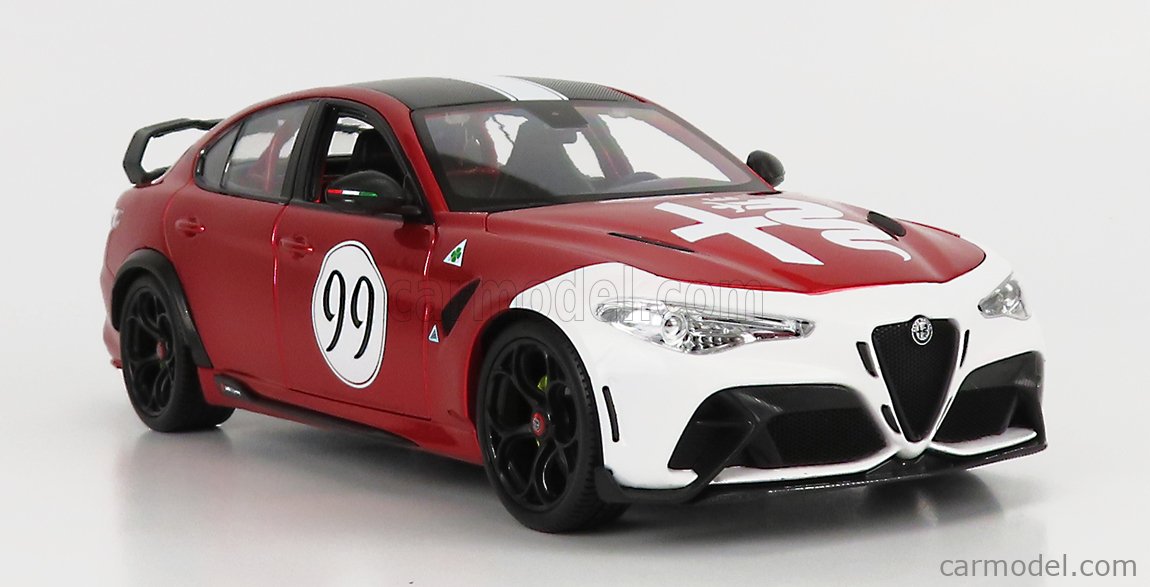 BURAGO 193764 Scala 1/18 | ALFA ROMEO DAMAGE DISPLAY BOX - GIULIA GTAm ...