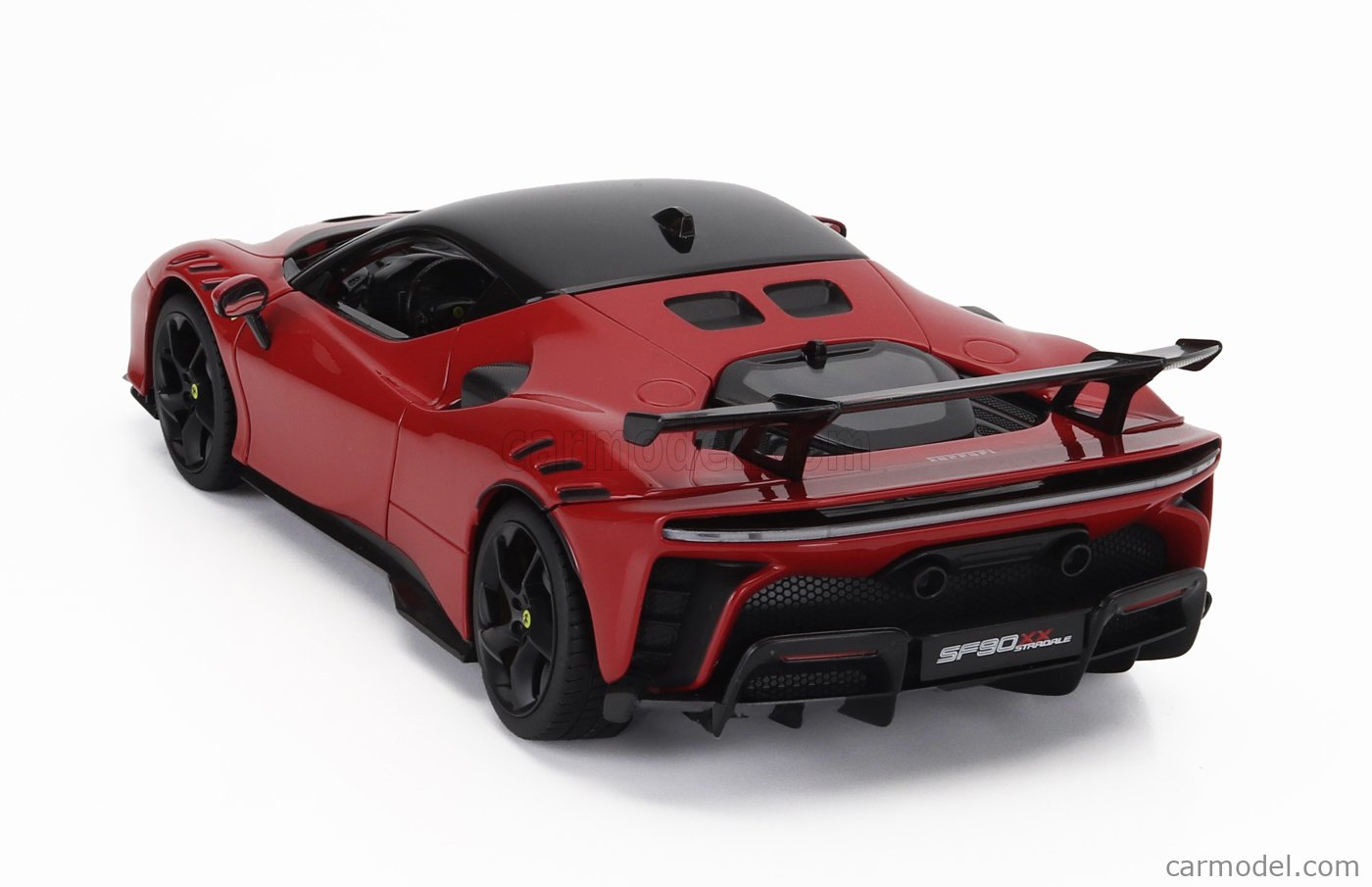 BURAGO 193766 Scala 1/18 | FERRARI DAMAGE DISPLAY BOX - SF90 XX STRADALE 2024 ROSSO CORSA - RED ...