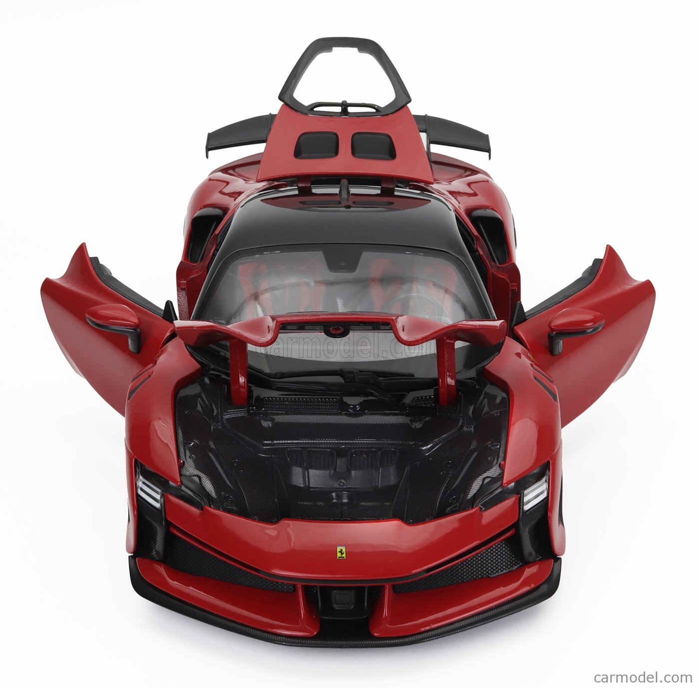 BURAGO 193766 Escala 1/18 | FERRARI DAMAGE DISPLAY BOX - SF90 XX STRADALE 2024 ROSSO CORSA - RED ...