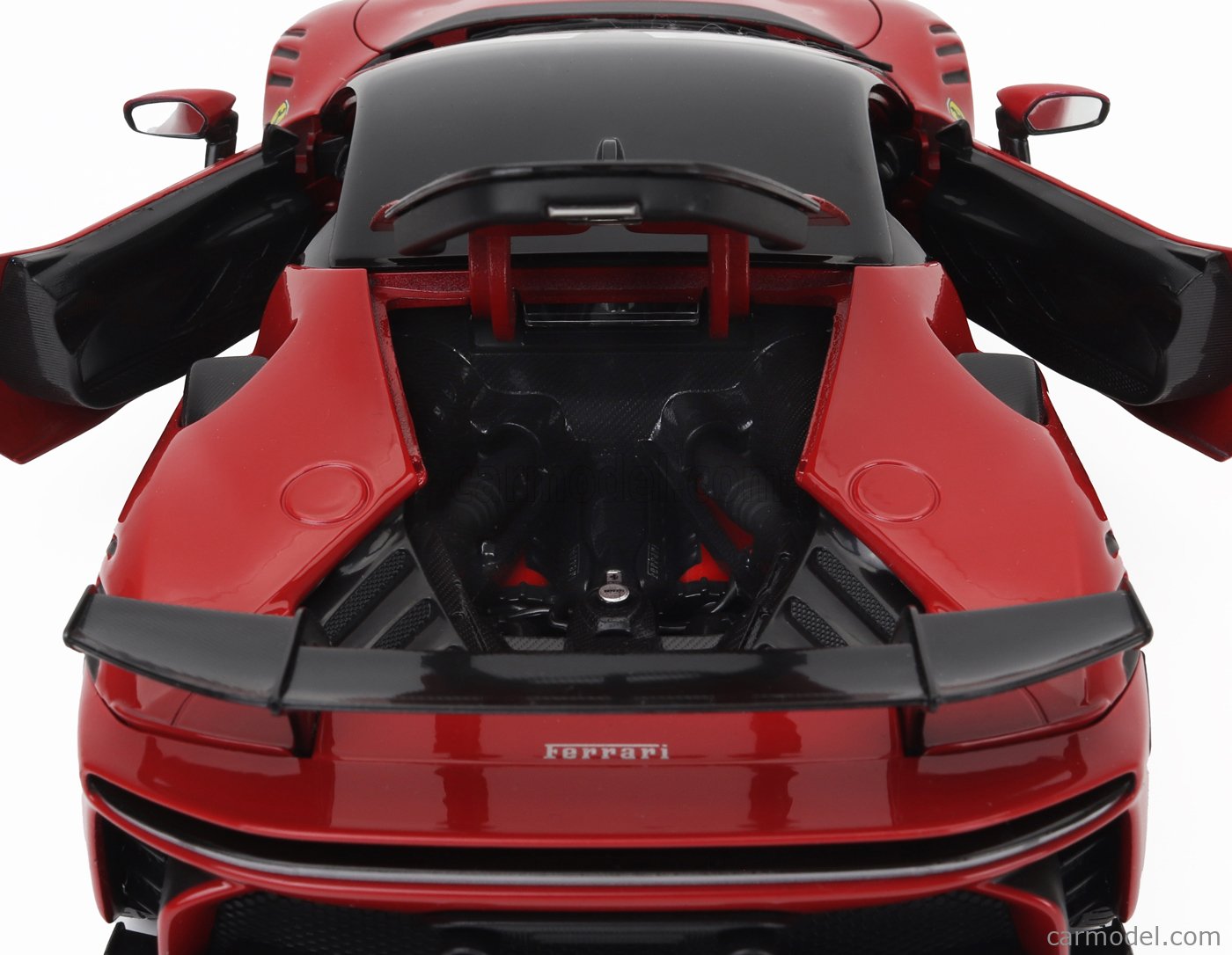 BURAGO 193766 Scala 1/18 | FERRARI DAMAGE DISPLAY BOX - SF90 XX STRADALE 2024 ROSSO CORSA - RED ...