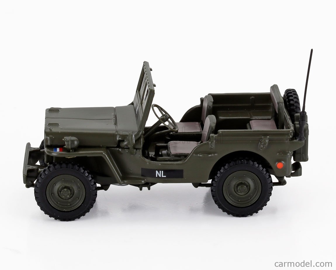 HONGWELL 90148 Escala 1/43 | JEEP WILLYS NECAF 1/4 NL ARMY OPEN 1942 ...