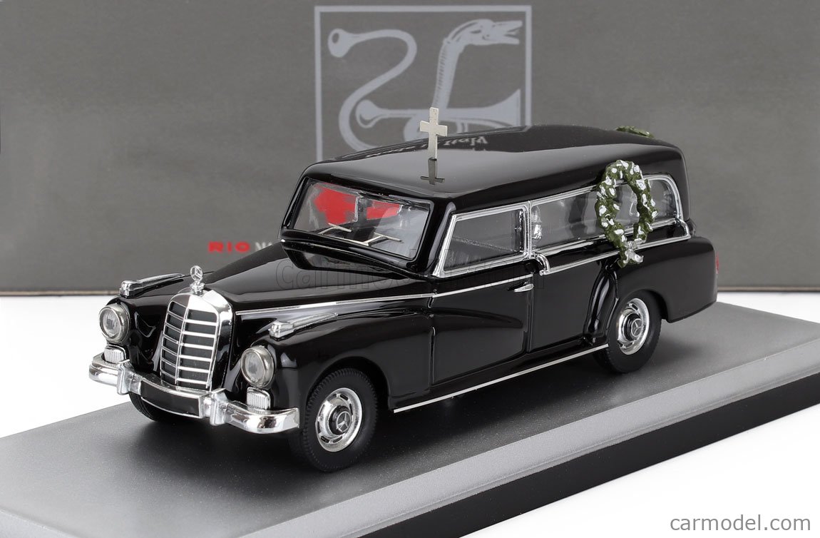 RIO-MODELS 4769 Scala 1/43 | MERCEDES BENZ 300D HEARSE - CARRO FUNEBRE ...