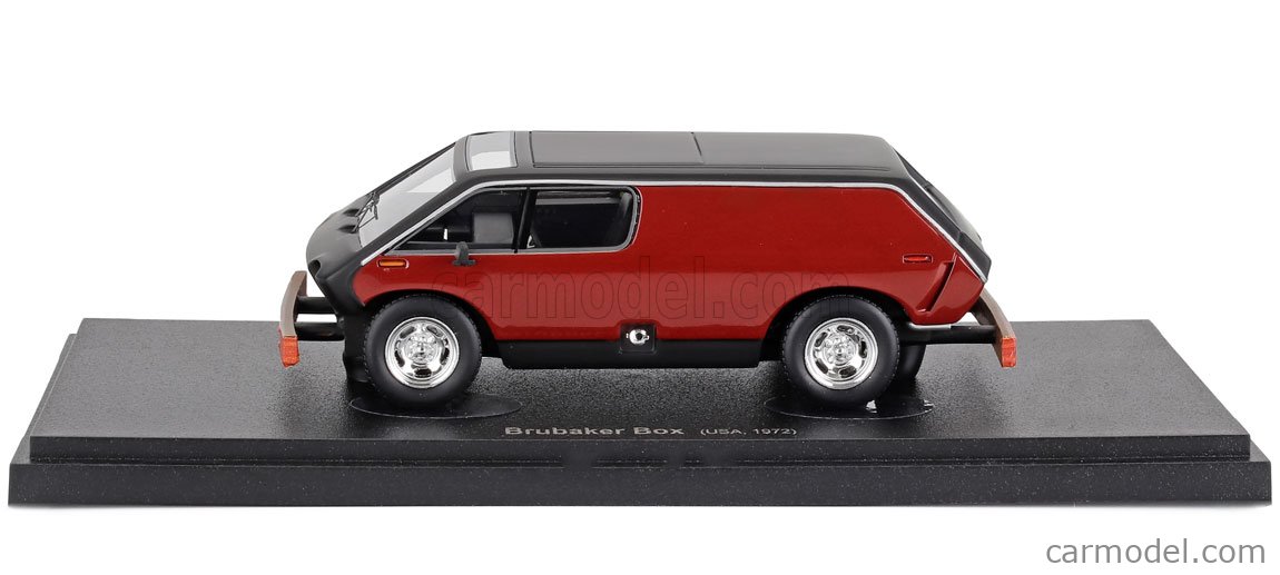 AVENUE43 ATC60142 Echelle 1/43 | BRUBAKER BOX VAN USA 1972 RED BLACK