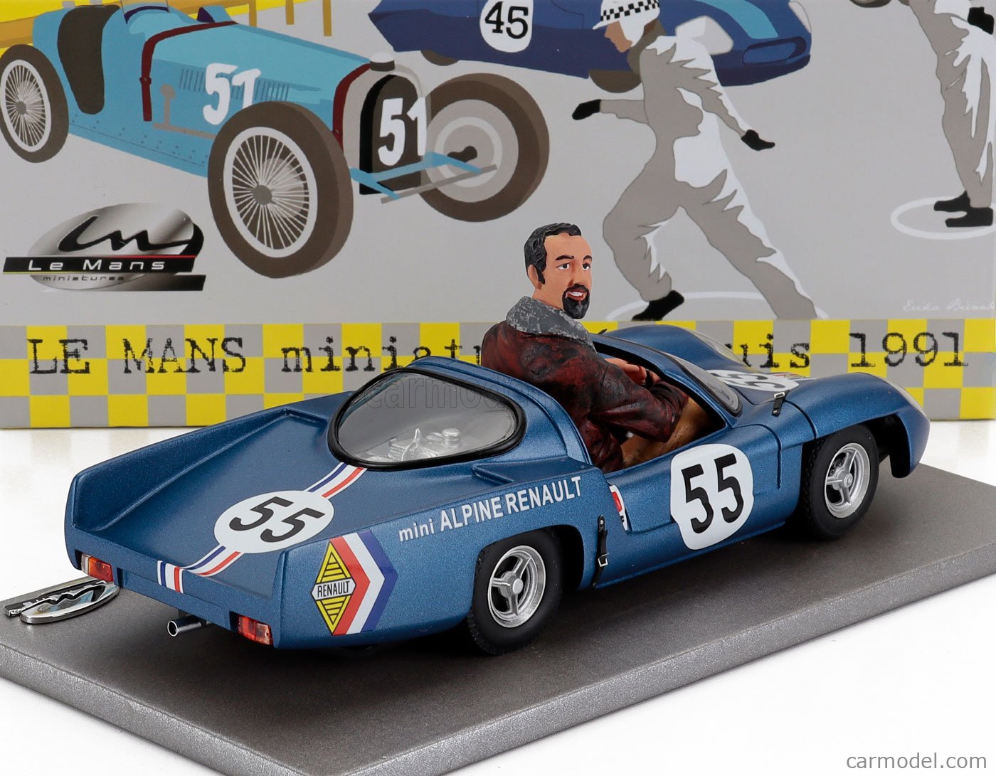 LE MANS MINIATURES 118011/55M Scale 1/18 | ALPINE MINI A220 N 55 RACE ...