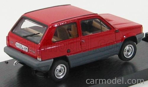 BRUMM R393 Scale 1/43 | FIAT PANDA 35 VERSIONE SPAGNOLA 35CV 1980 RED