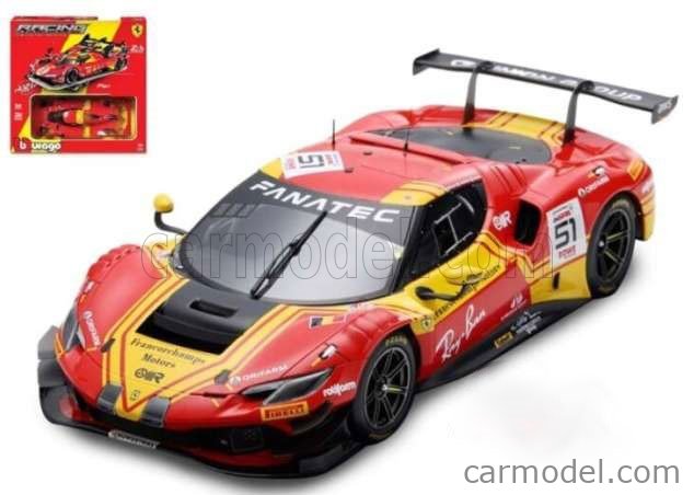 BURAGO 18-26594-KIT Scale 1/24 | FERRARI 296 GT3 3.0L TURVO V6 TEAM AF ...