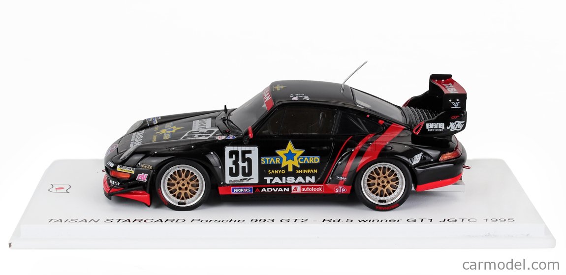 SPARK-MODEL SJ154 Masstab: 1/43 | PORSCHE 911 993 GT2 TEAM TAISAN ...