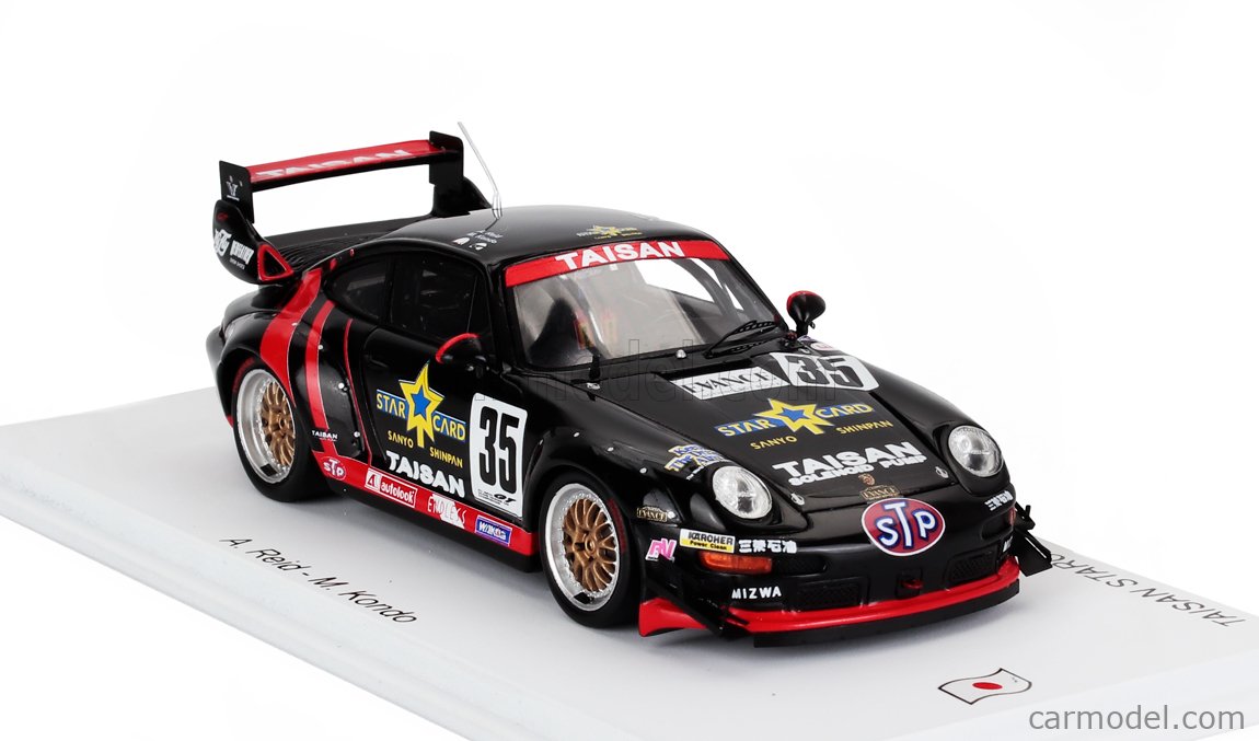 SPARK-MODEL SJ154 Scala 1/43 | PORSCHE 911 993 GT2 TEAM TAISAN STARCARD ...