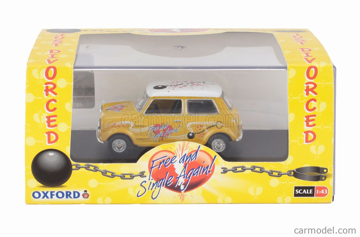 OXFORD-MODELS OXMIN022 Escala 1/43 | MINI COOPER 1970 - JUST DIVORCED ...