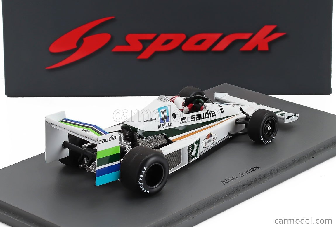 SPARK-MODEL S7495 Escala 1/43 | WILLIAMS F1 FW06 N 27 2nd USA GP 1978 ...