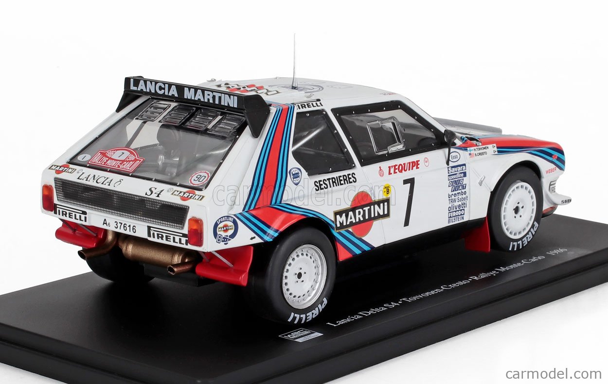 EDICOLA AAWRC018 Масштаб 1/24 | LANCIA DELTA S4 TEAM MARTINI RACING N 7 ...