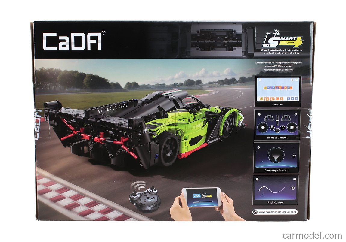 CADA DBLC51303W Escala 1/16 | CADA RC PHANTOM WING SPORT CAR - 395 pcs ...