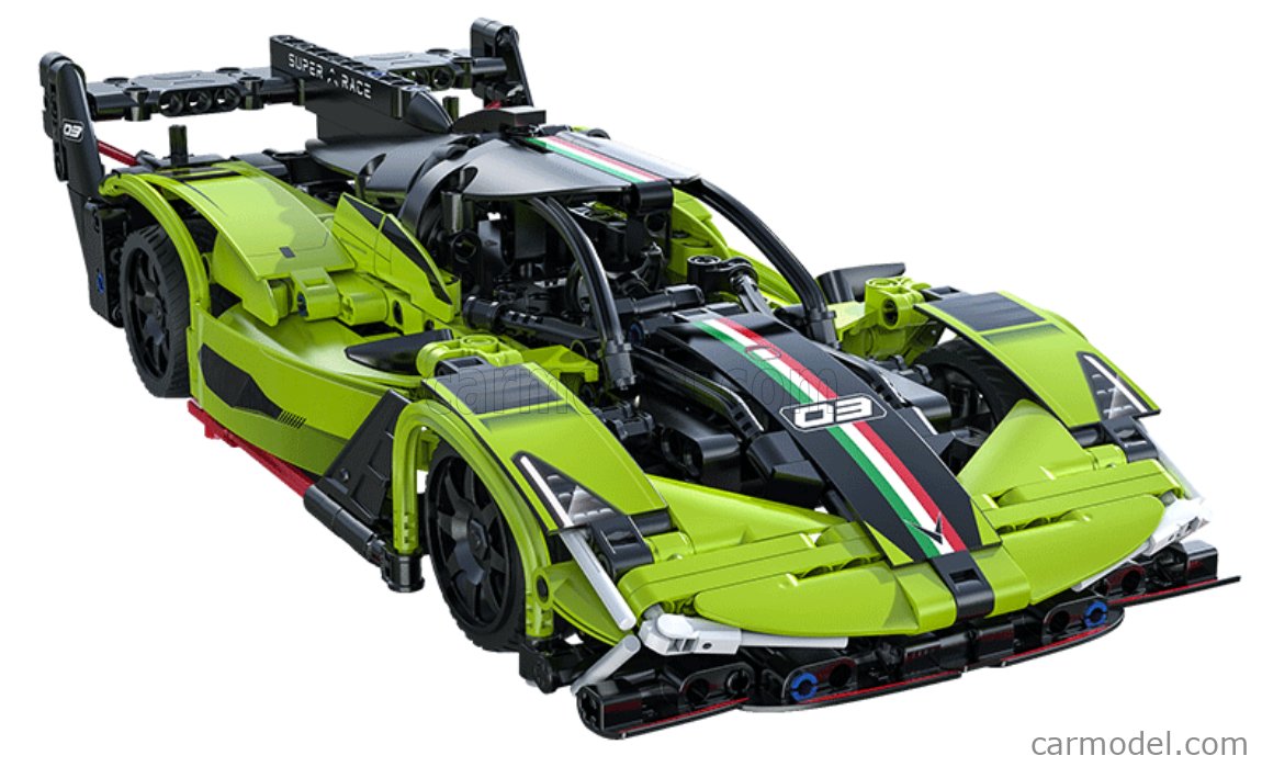 CADA DBLC51303W Escala 1/16 | CADA RC PHANTOM WING SPORT CAR - 395 pcs ...