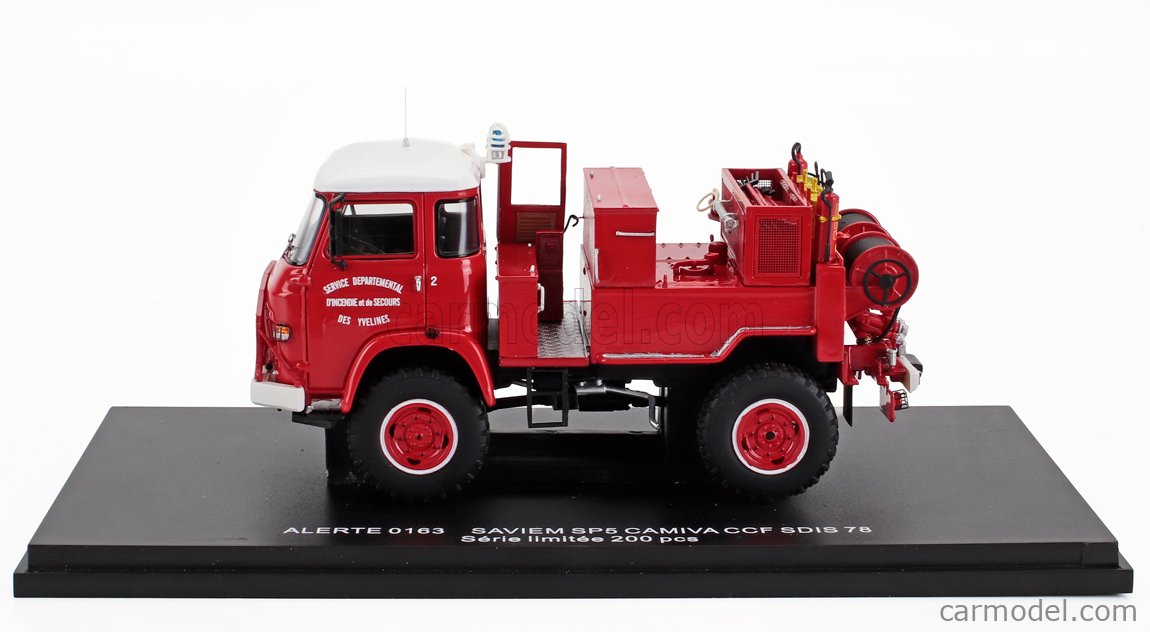 ALERTE ALERTE0163 Escala 1/43 | SAVIEM SM5 CAMIVA TANKER TRUCK CCF SDIS ...