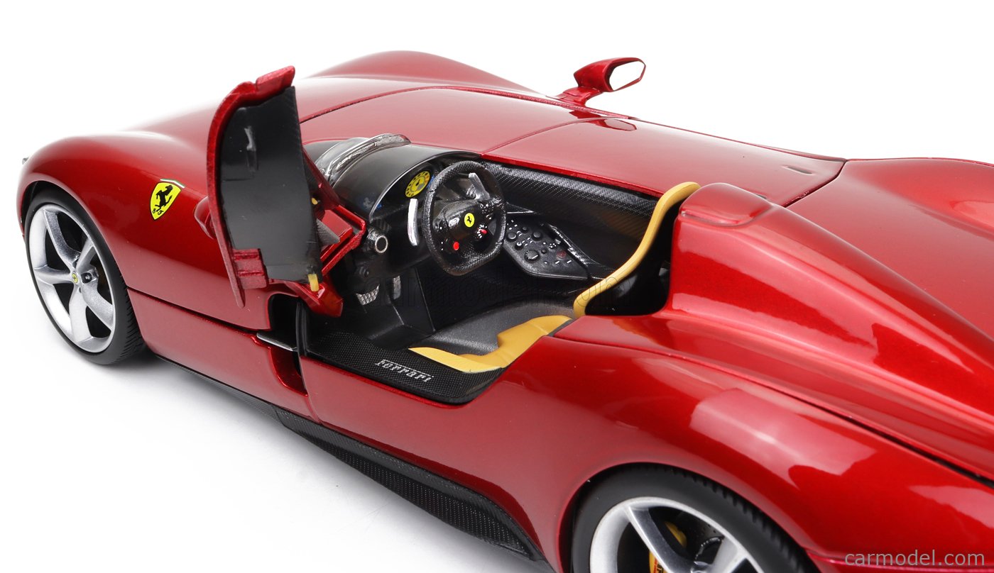 BURAGO 195376 Масштаб 1/18 | FERRARI DAMAGE CARD BOX - MONZA SP1 2018 ...