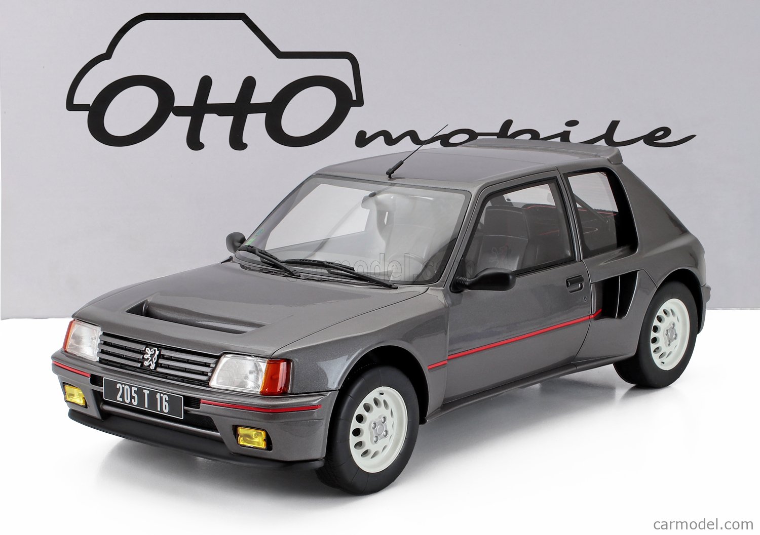 OTTO-MOBILE G091 Masstab: 1/12 | PEUGEOT 205 T16 SERIES 200 1984 GREY MET