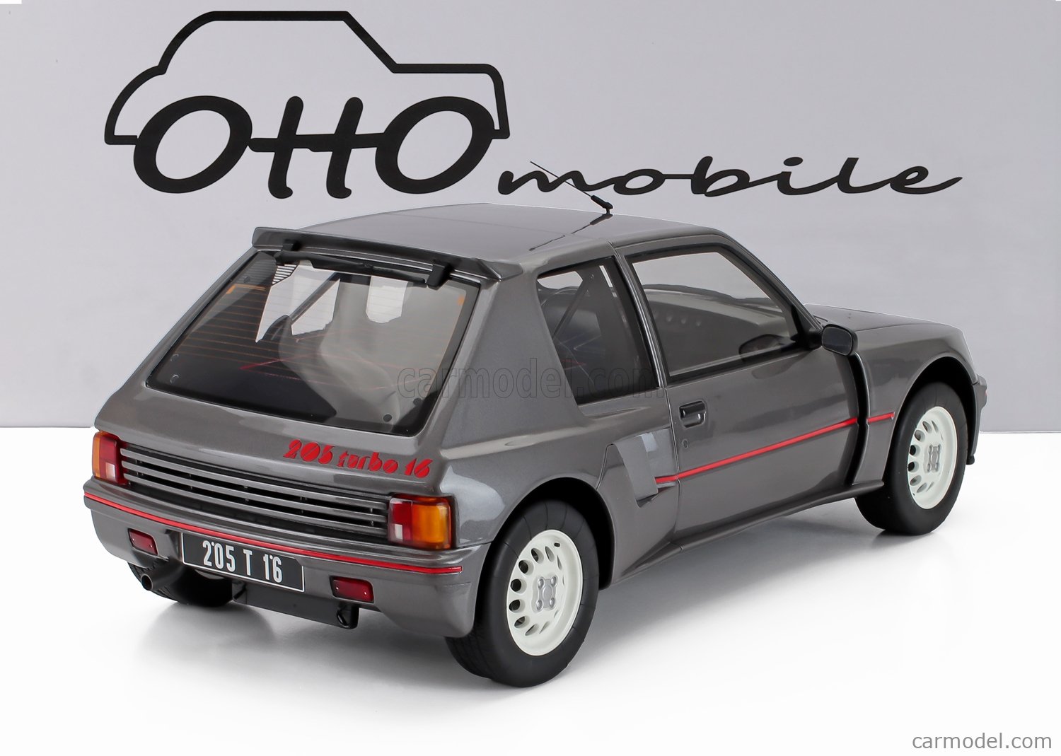 OTTO-MOBILE G091 Masstab: 1/12 | PEUGEOT 205 T16 SERIES 200 1984 GREY MET
