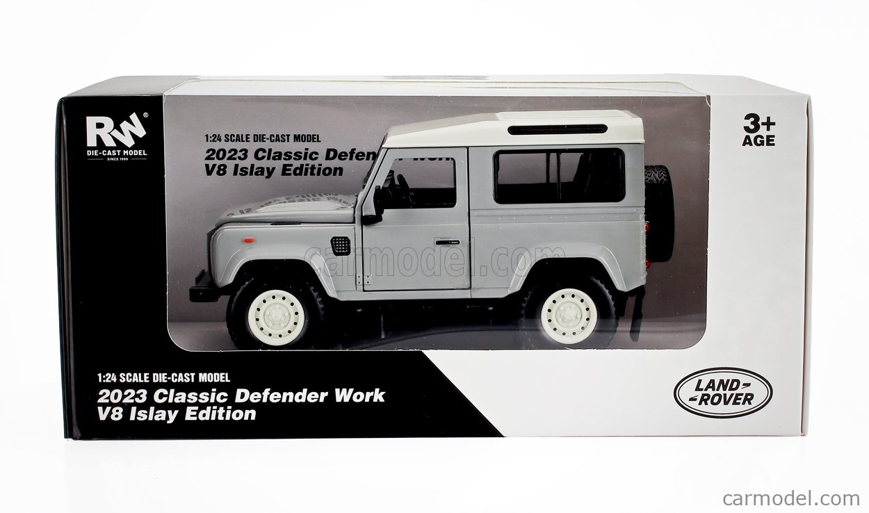 RE-EL TOYS 0832GY Scale 1/24 | LAND ROVER DEFENDER 90 CLASSIC WORK V8 ...