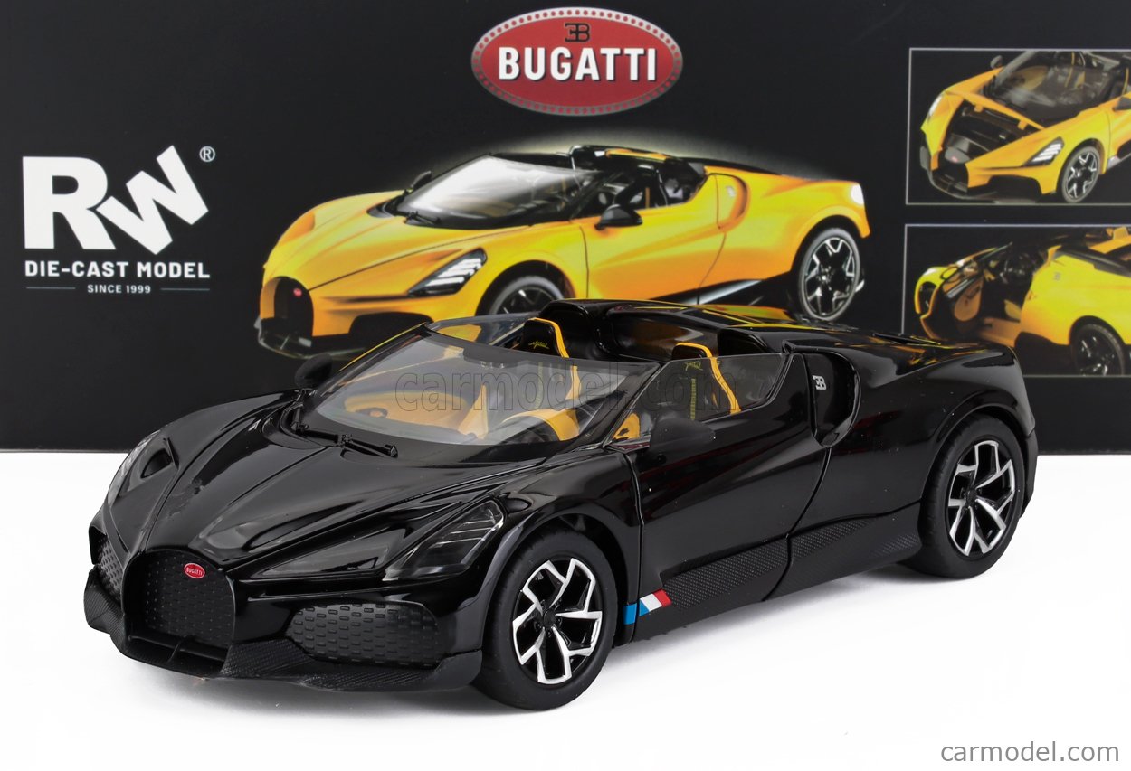 RE-EL TOYS 0814BK Echelle 1/24 | BUGATTI MISTRAL W16 2023 BLACK