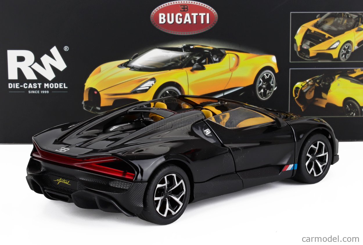 RE-EL TOYS 0814BK Echelle 1/24 | BUGATTI MISTRAL W16 2023 BLACK