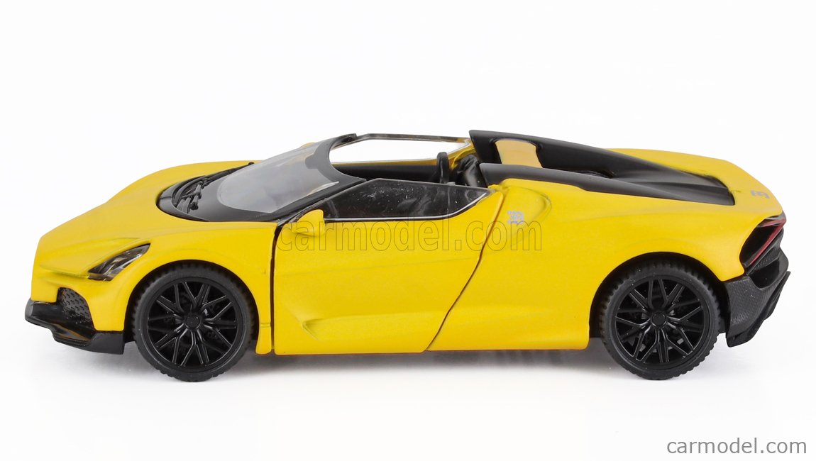 RE-EL TOYS 0816Y Escala 1/43 | BUGATTI MISTRAL W16 2023 YELLOW