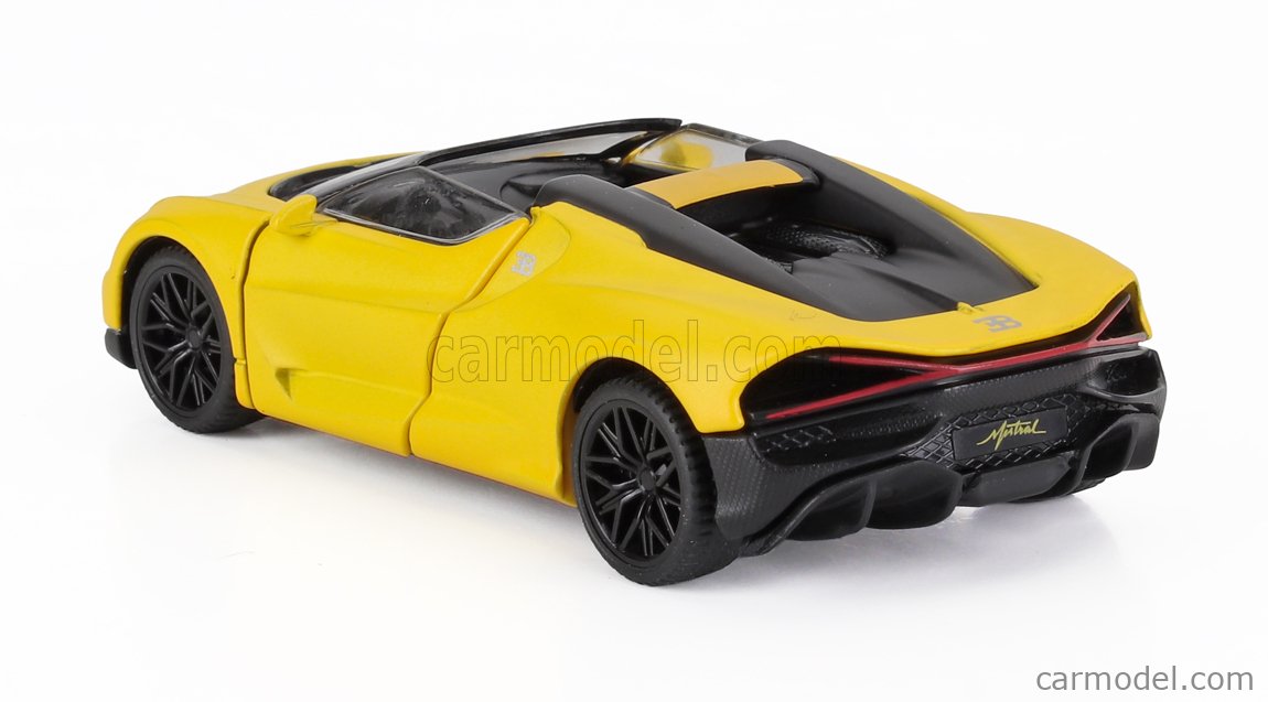 RE-EL TOYS 0816Y Escala 1/43 | BUGATTI MISTRAL W16 2023 YELLOW
